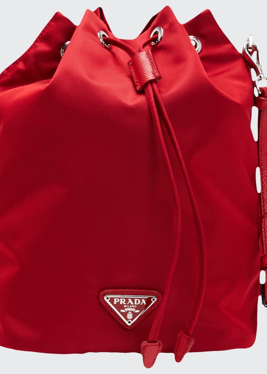 Prada Nylon Drawstring Pouch - Bergdorf Goodman