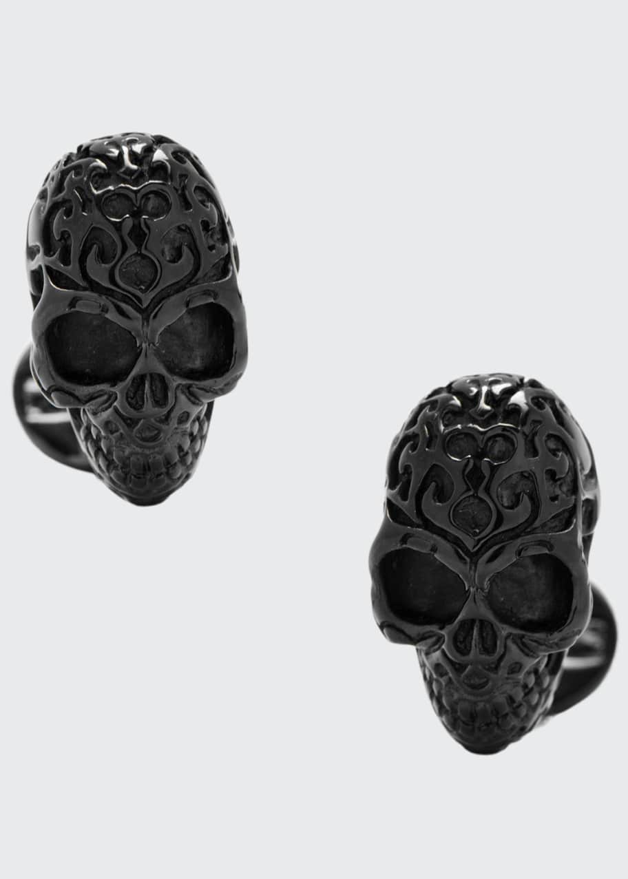 Cufflinks Inc. 3D Fatale Skull Cuff Links, Black - Bergdorf Goodman