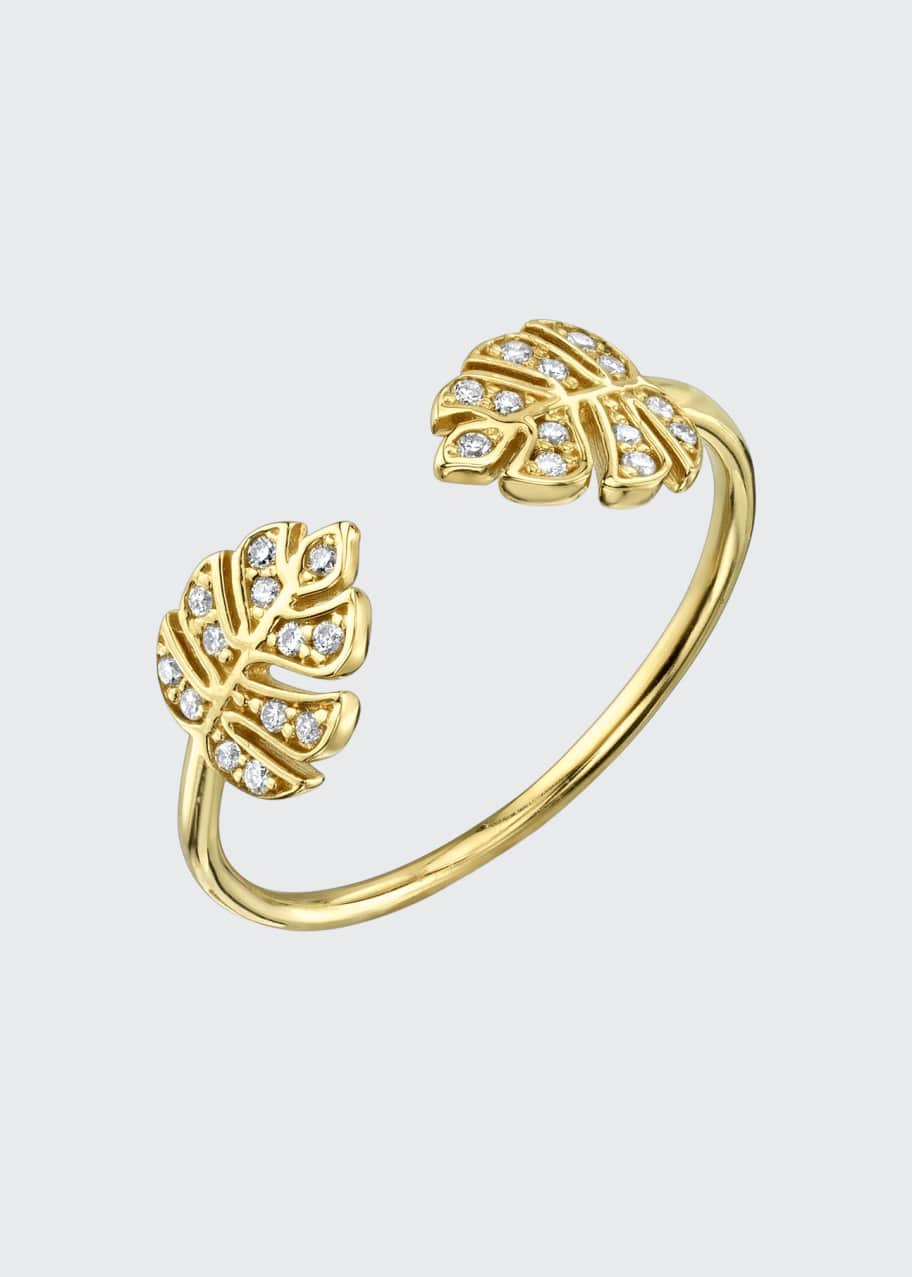 Sydney Evan Open Monstera Band - Bergdorf Goodman