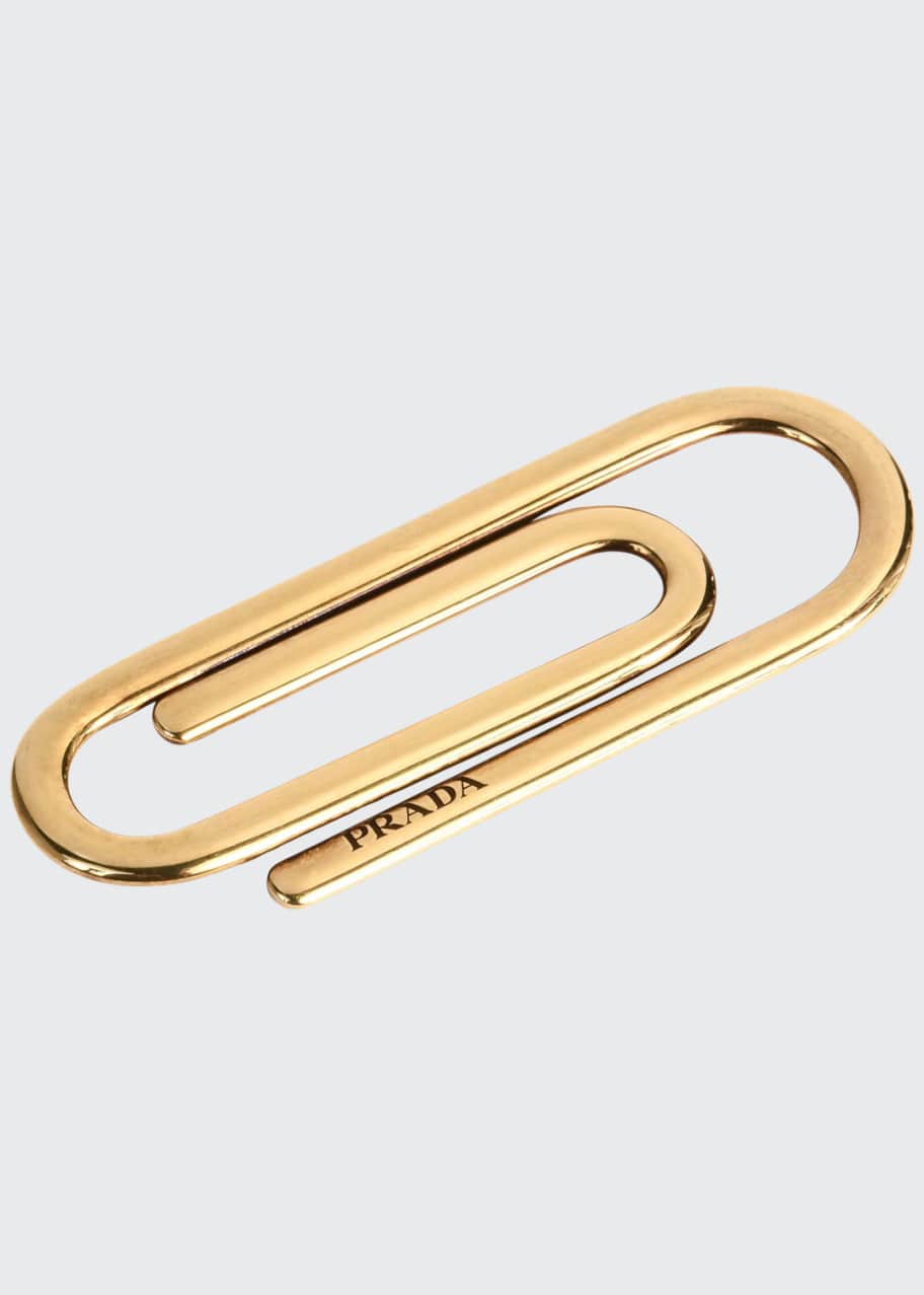 Prada Sterling Silver Money Paper Clip - Bergdorf Goodman