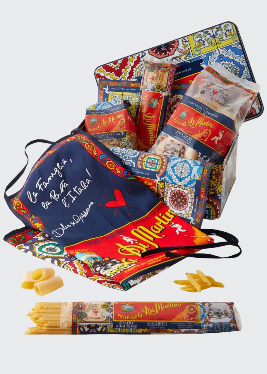 Di Martino Dolce&Gabbana Pasta & Apron Tin Box Set - Bergdorf Goodman