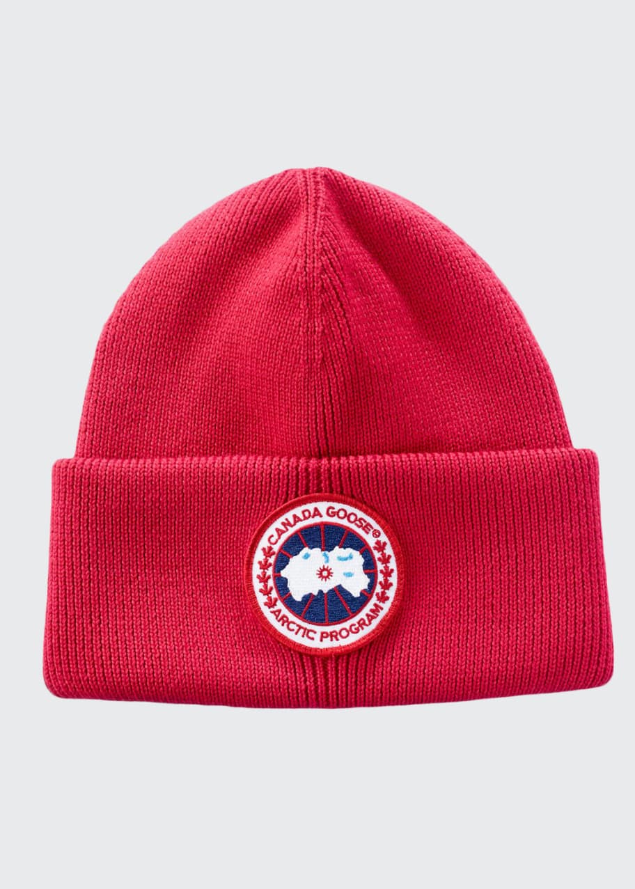 Canada Goose Men's Arctic Disc Toque Knit Beanie Hat - Bergdorf Goodman