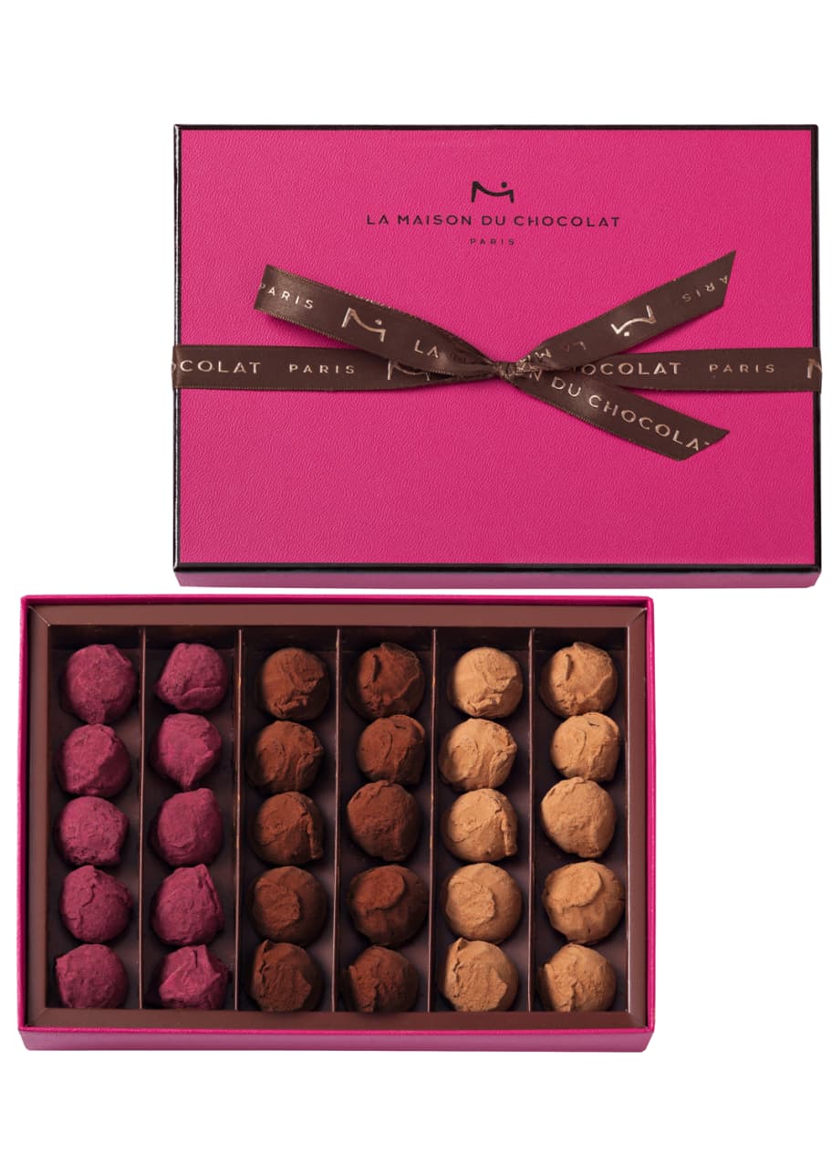 La Maison Du Chocolat 30-Piece Flavored Truffles Box - Bergdorf Goodman