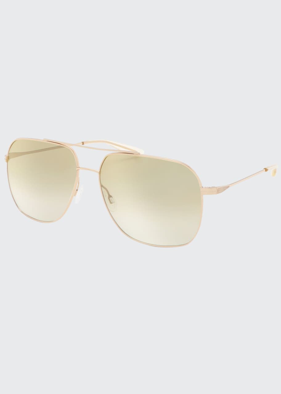 Barton Perreira Men's Aeronaut Aviator Sunglasses - Bergdorf Goodman
