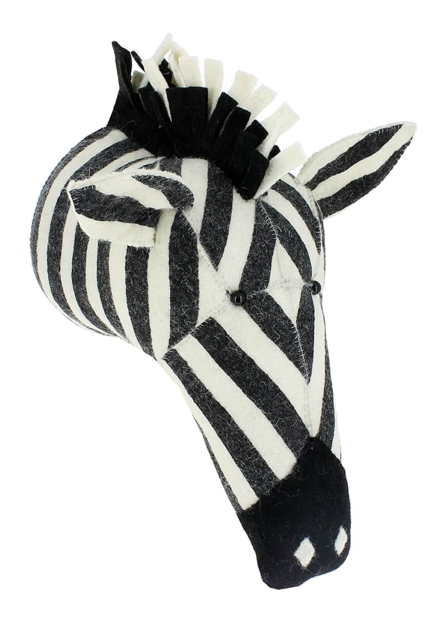 Fiona Walker Designs Striped Zebra Head Wall Mount - Bergdorf Goodman