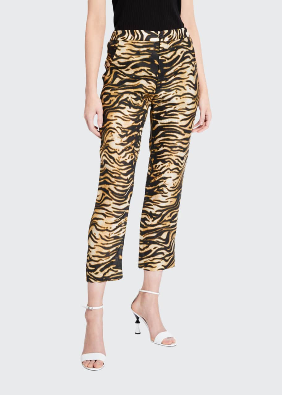 tiger print pants
