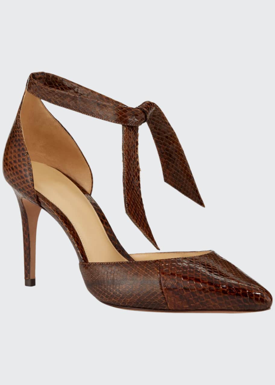 Alexandre Birman New Clarita Snakeskin Pumps - Bergdorf Goodman