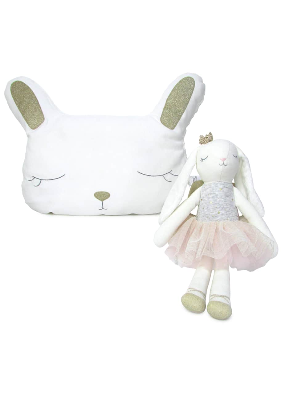 Albetta Girls' Bella Bunny Plush & Doll Set, 0-12 Months - Bergdorf Goodman