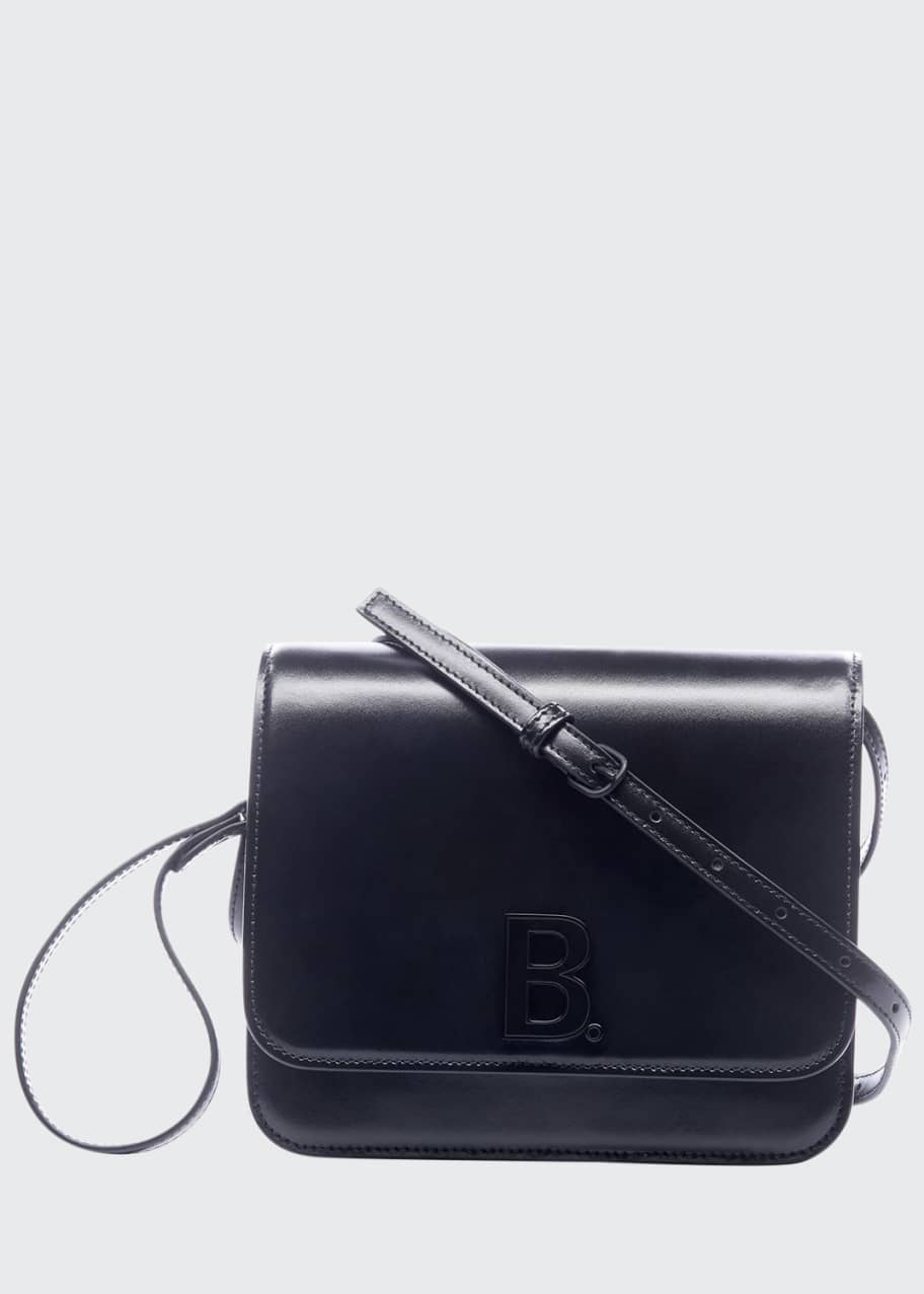 Balenciaga B Medium Shiny Box Calf Bag - Bergdorf Goodman
