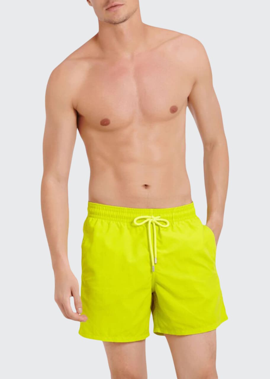 Vilebrequin Men's Moorea Solid Swim Trunks - Bergdorf Goodman