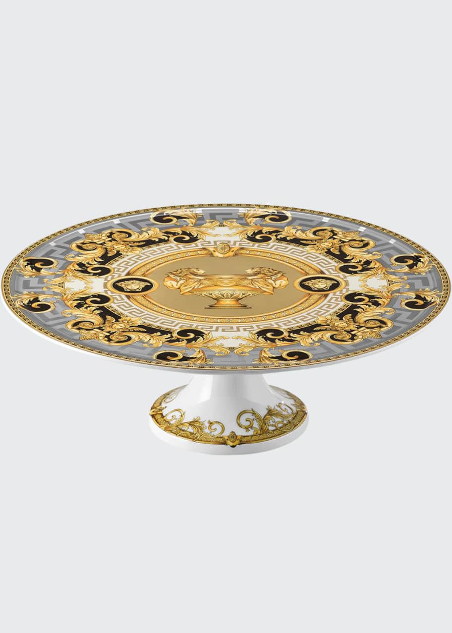 Versace Prestige Gala Footed Cake Plate - Bergdorf Goodman