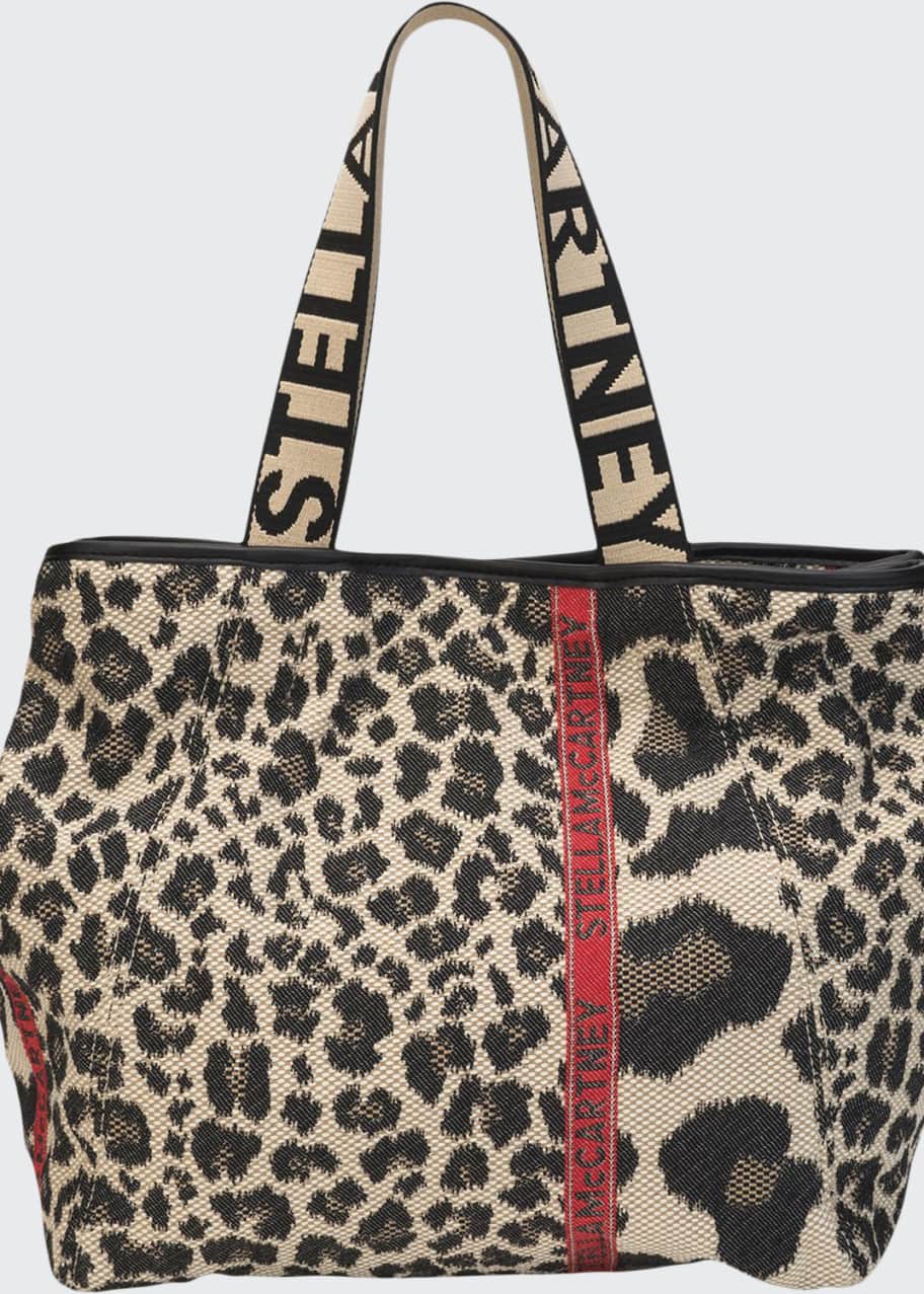 leopard logo bag