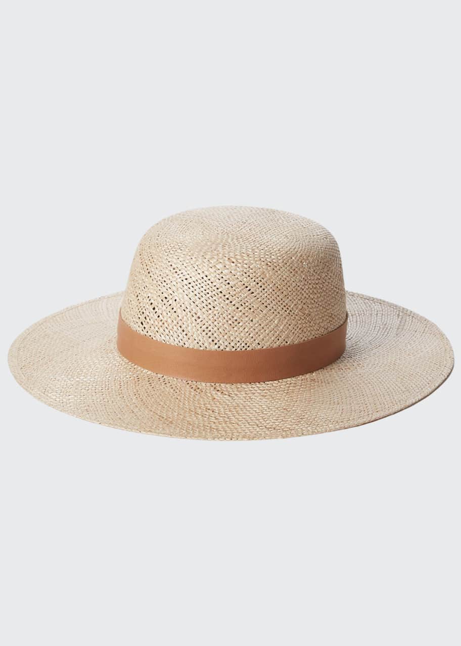 Janessa Leone Kerry Straw Fedora Hat - Bergdorf Goodman