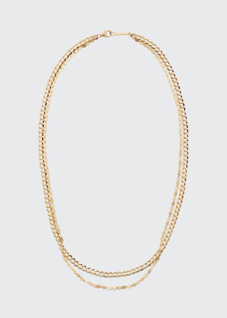 Lana 14k Double-Strand Casino Chain Necklace - Bergdorf Goodman