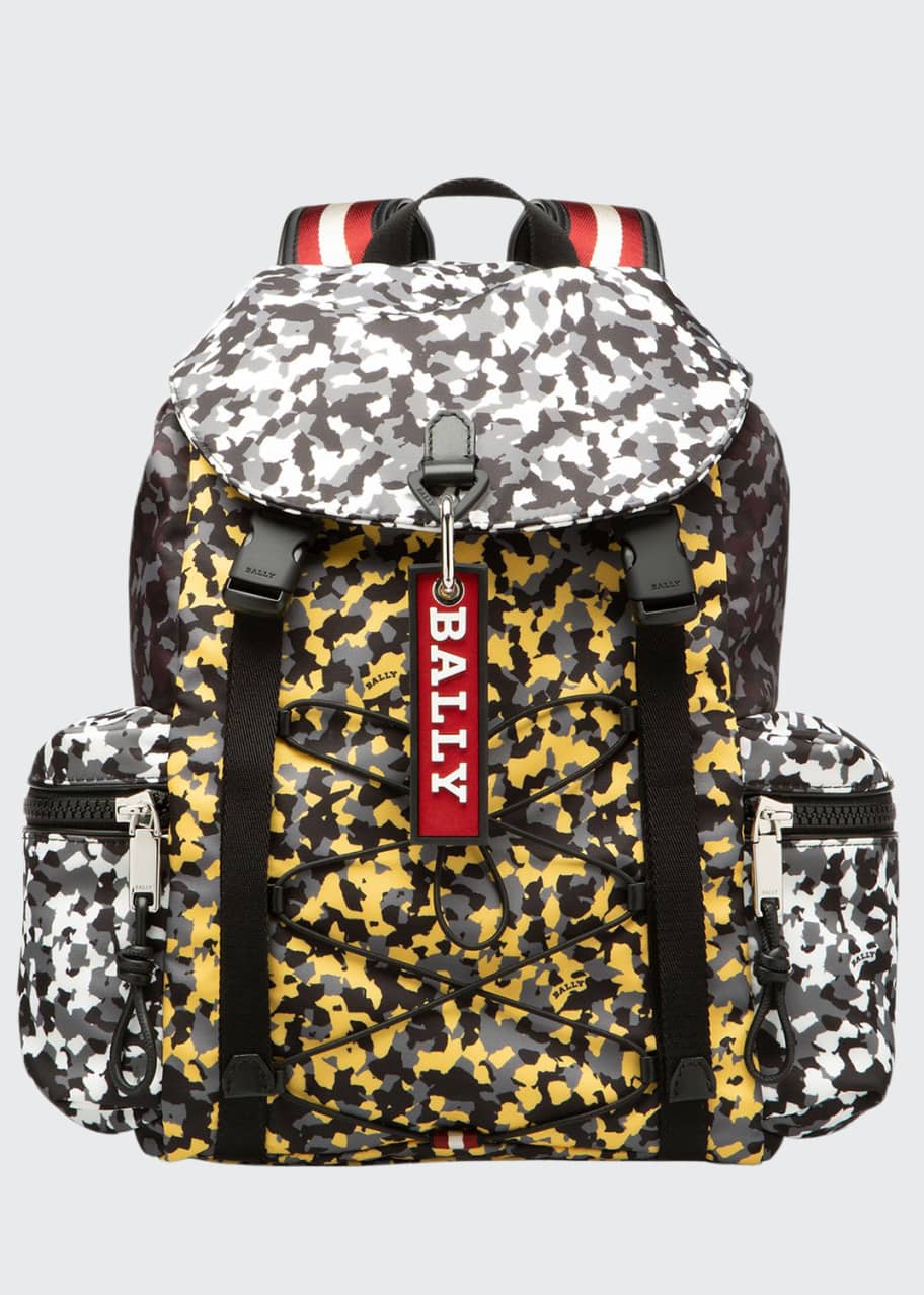 Bally Men's Crew Camouflage Trainspotting Backpack - Bergdorf Goodman