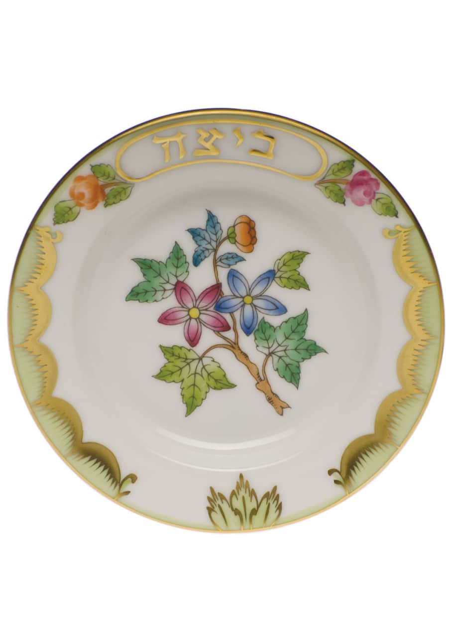 Herend Queen Victoria Green Small Baytza Seder Bowl - Bergdorf Goodman