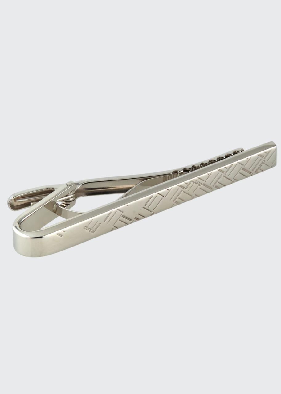 dunhill Men's Abstract Longtail Silver Tie Bar - Bergdorf Goodman