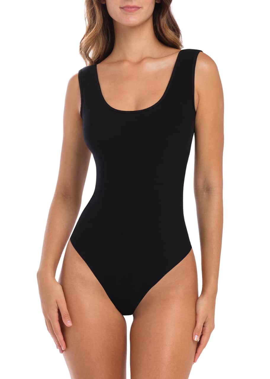 Commando Butter Lifted Backless Bodysuit W Shelf Bra Bergdorf Goodman