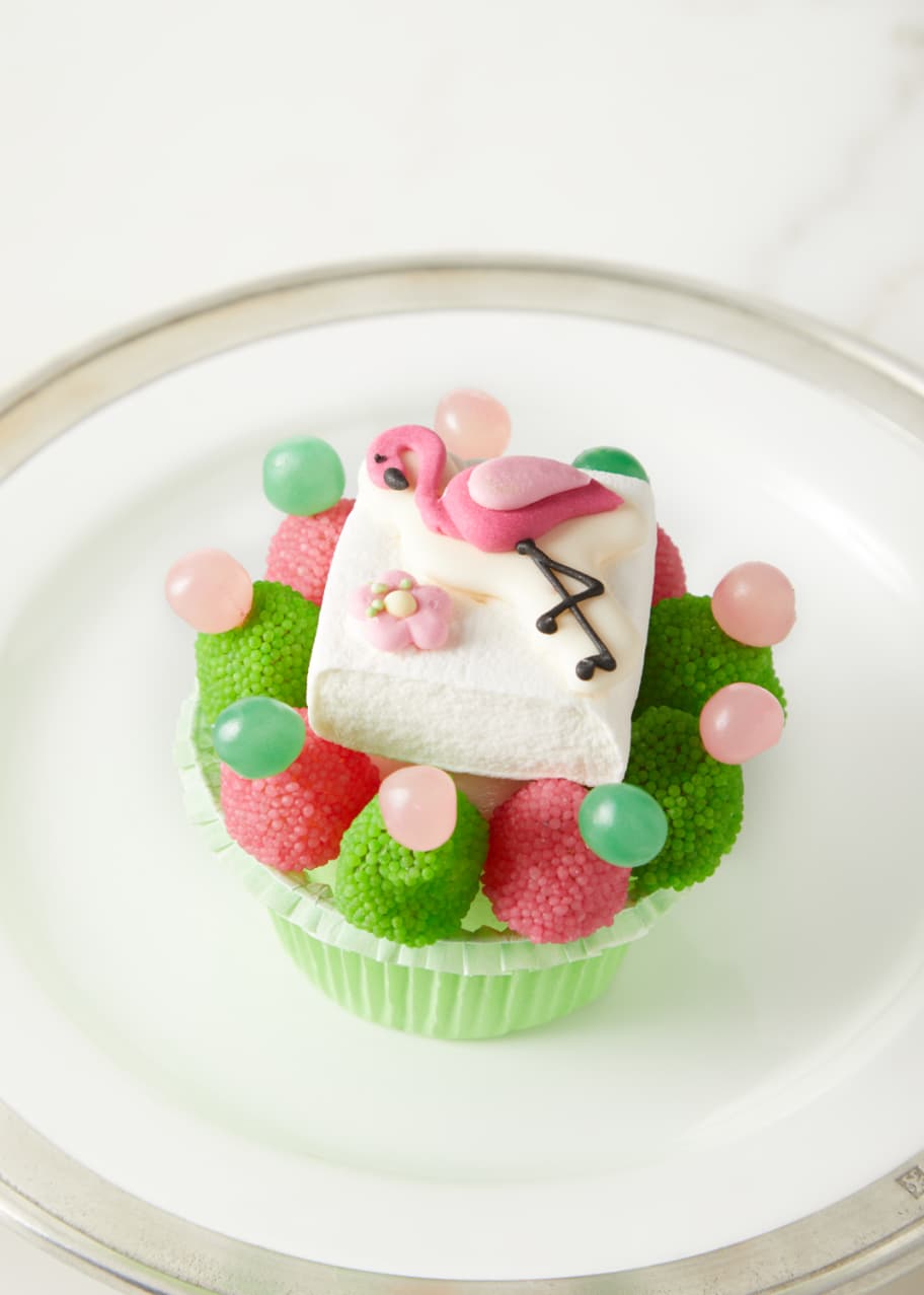 Nicoletta Cake Marshmallow Flamingo Cupcake - Bergdorf Goodman