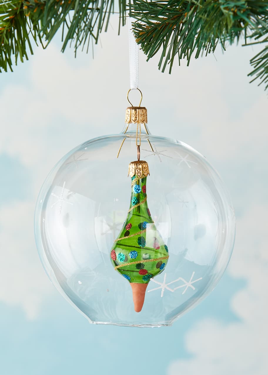 Exclusive Tree In Ball Christmas Ornament - Bergdorf Goodman