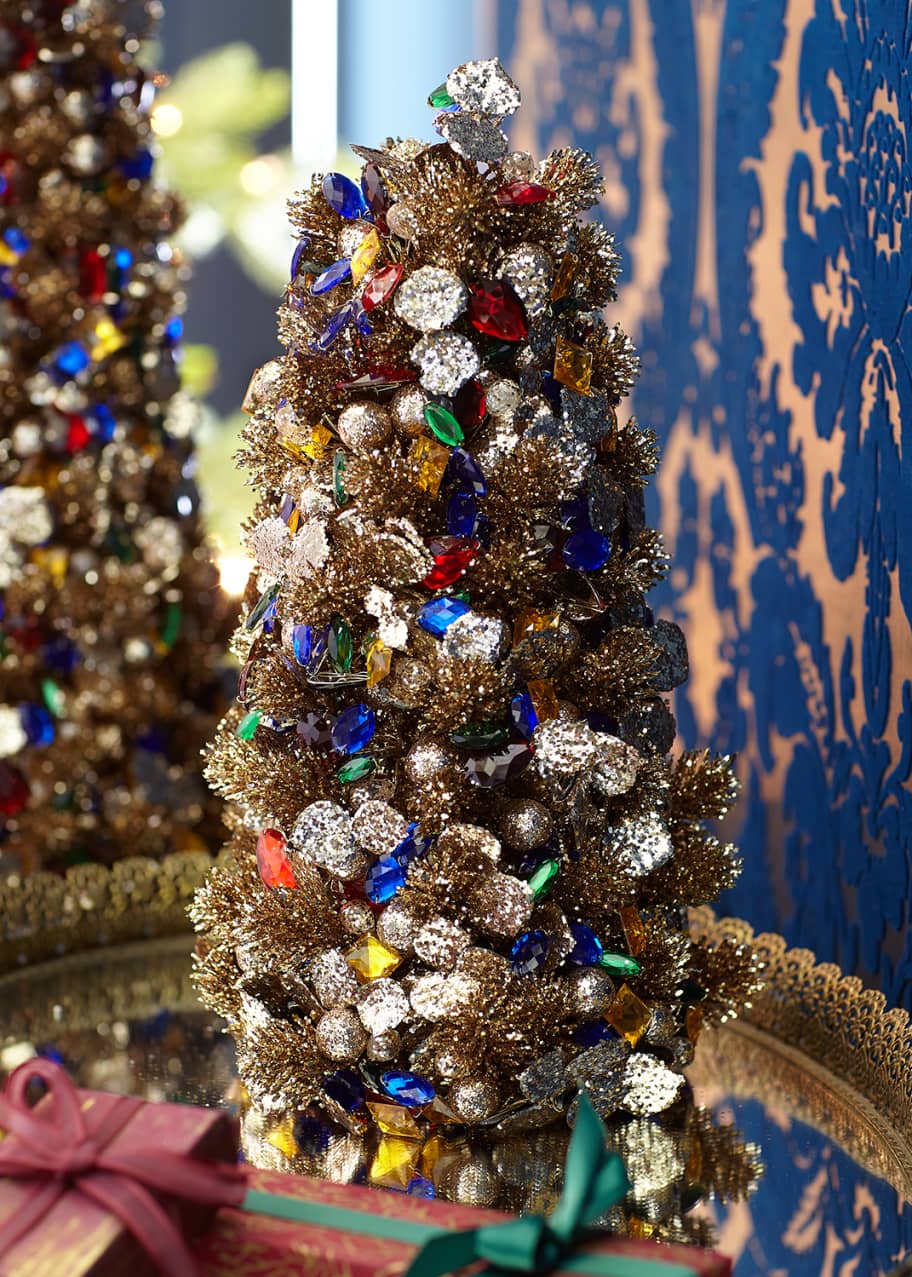 Salzburg Creations 12" Gemstone Glamour Tree - Bergdorf Goodman