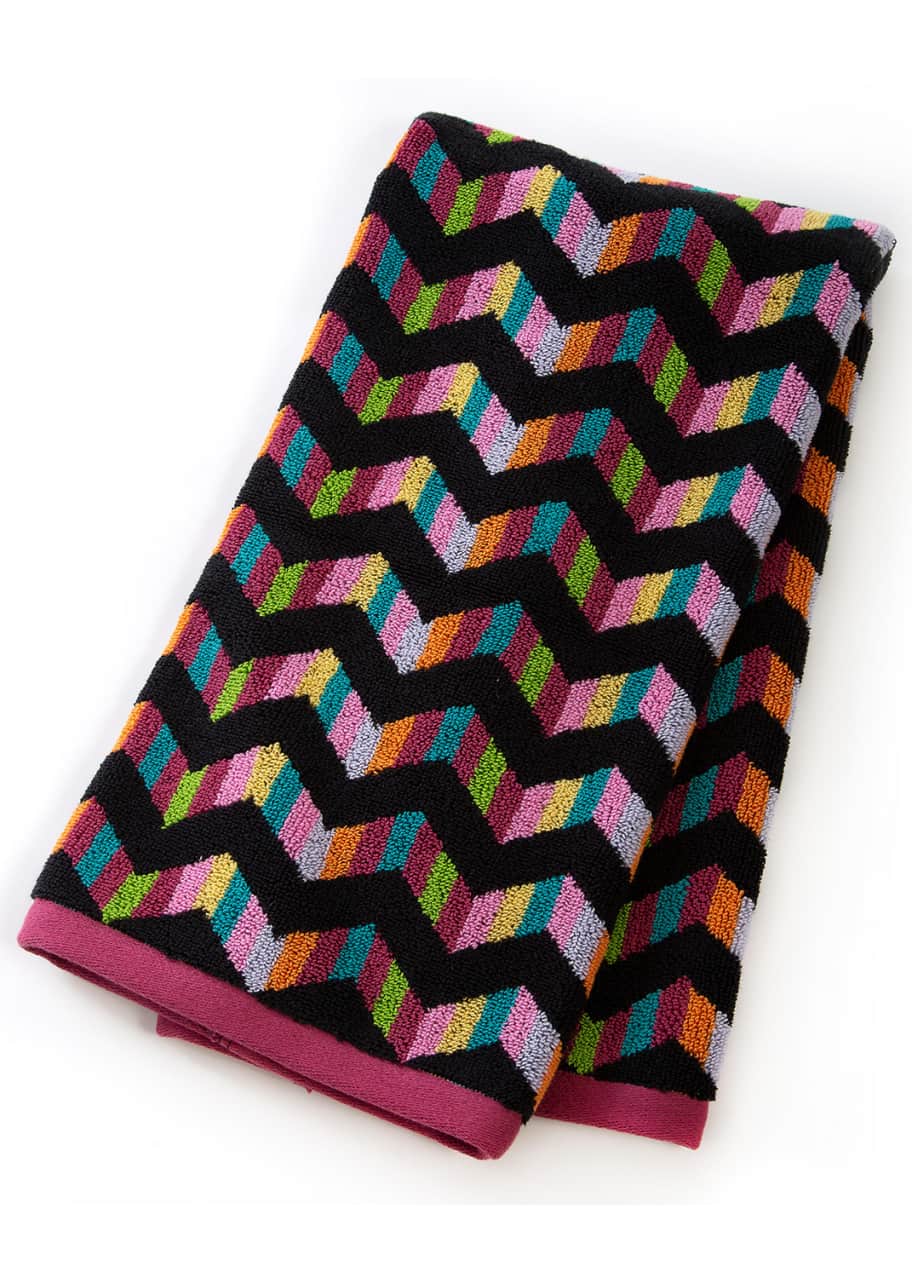MacKenzie-Childs Trampoline Hand Towel, Black - Bergdorf Goodman