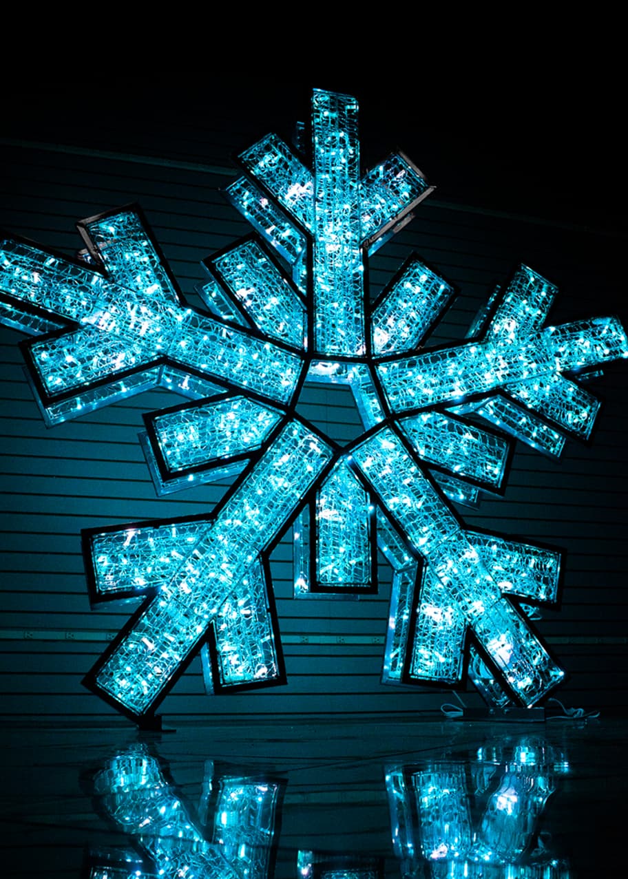 Barcana Double-Sided Snowflake with Gold Frame - Bergdorf Goodman