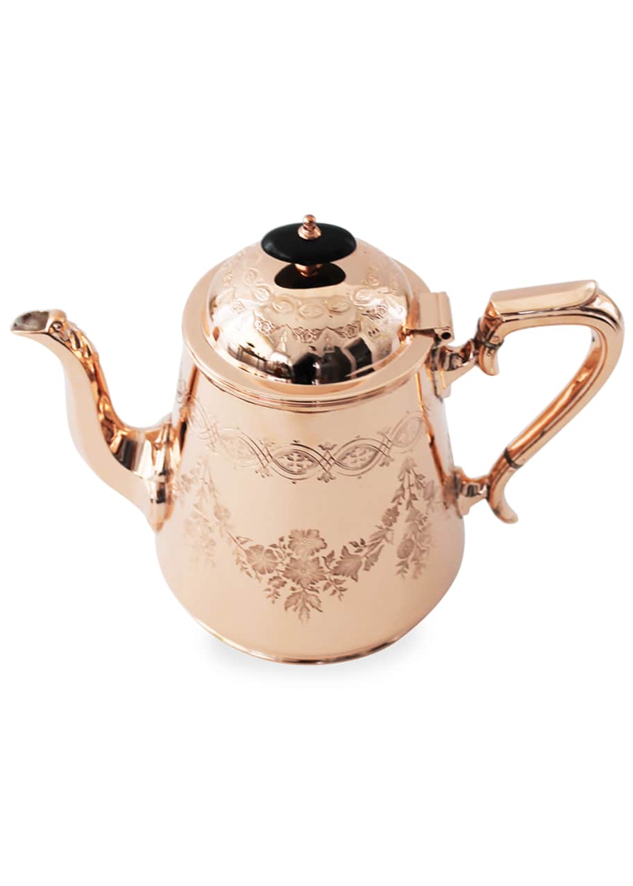 Coppermill Kitchen Copper & Silver Coffee/Tea Pot #7 (Late 19th Century ...