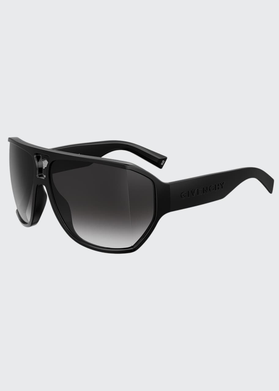 Givenchy Grilamid Nylon Semi-Shield Sunglasses - Bergdorf Goodman