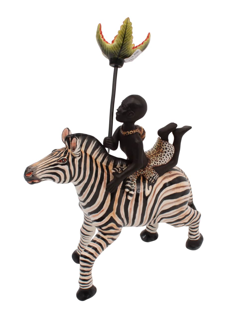 Ardmore Ceramic Art Zebra Rider - Bergdorf Goodman