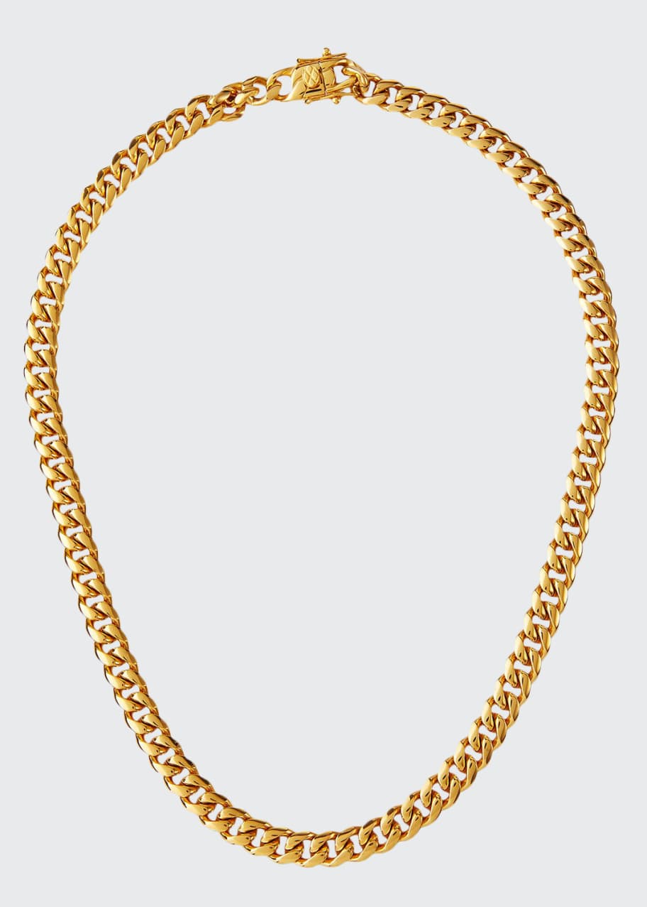 FALLON Ruth Curb Chain Necklace, 8mm - Bergdorf Goodman