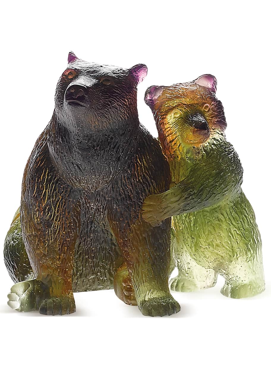 Bear and Cub Crystal Figurine - Bergdorf Goodman