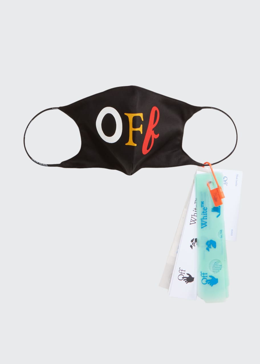 Off-White Off Typo Reusable Cloth Mask Face Covering - Bergdorf Goodman