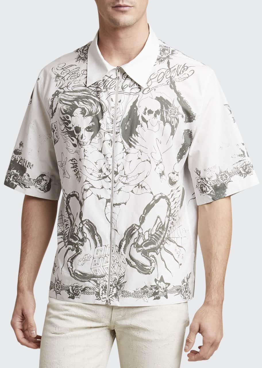 givenchy pattern shirt