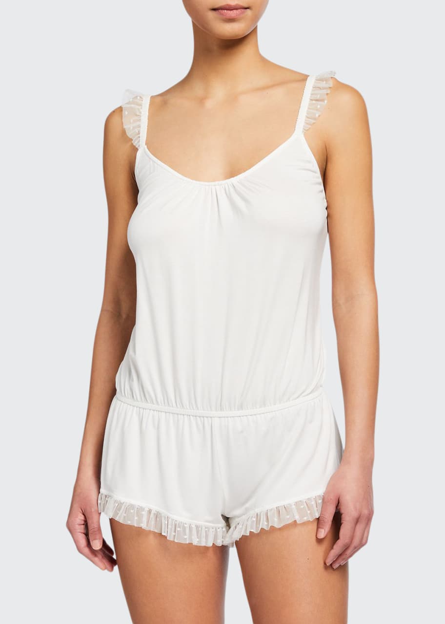 Eberjey Iona Enchanted Teddy Romper - Bergdorf Goodman