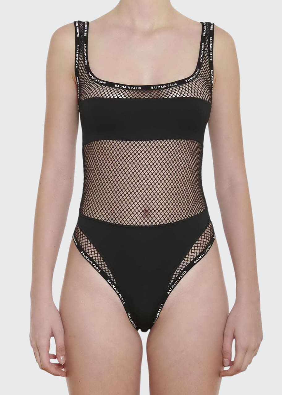 mesh insert bodysuit