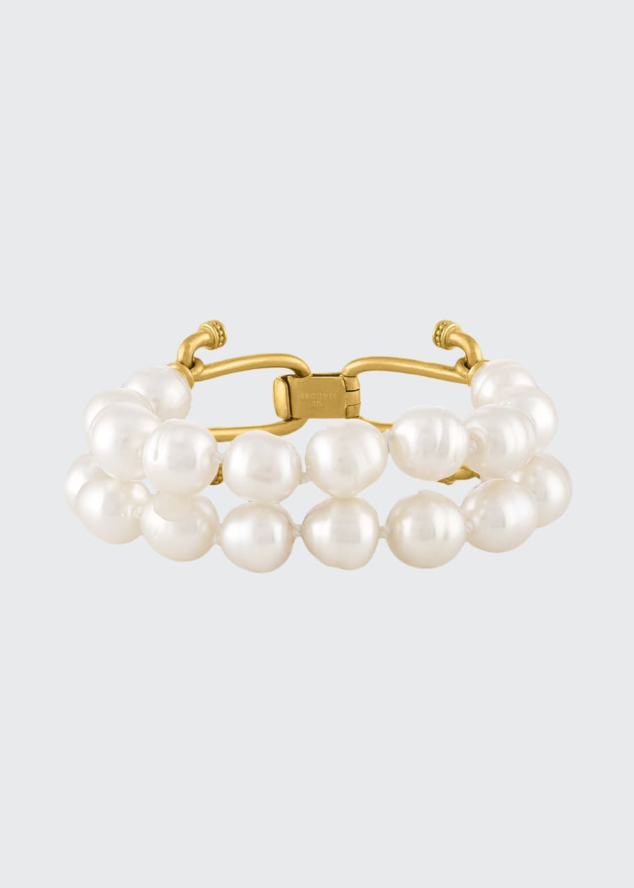 Prounis Jewelry Tuba Terminal Bracelet with Pearls - Bergdorf Goodman