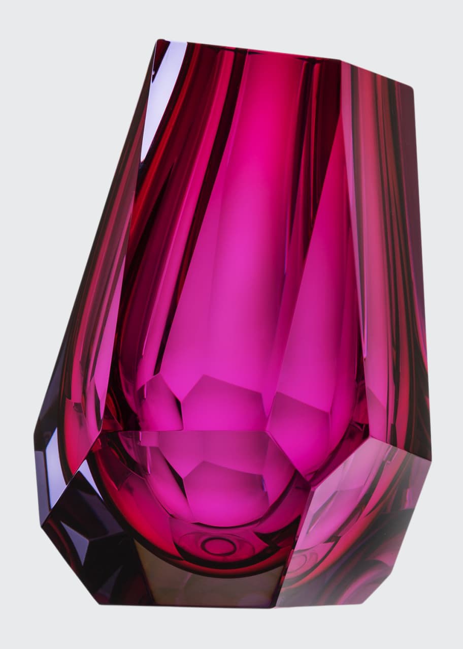 Moser Medium Pear Vase, Alexandrite Rose - Bergdorf Goodman