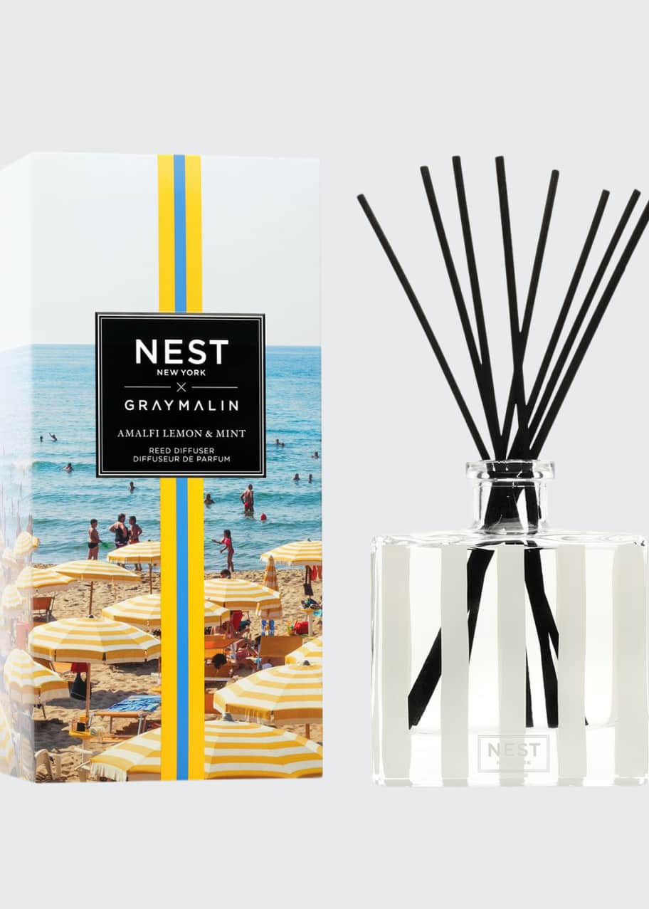 NEST New York x Gray Malin 5.9 oz. Amalfi Lemon & Mint Reed Diffuser ...