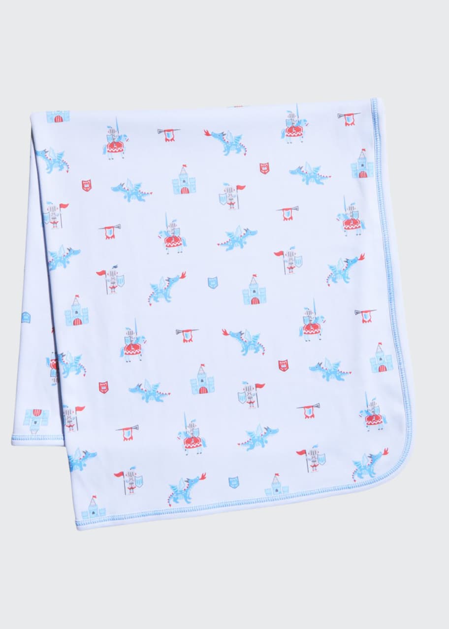 Kissy Kissy Boy's Mighty Dragons Printed Pima Baby Blanket - Bergdorf ...
