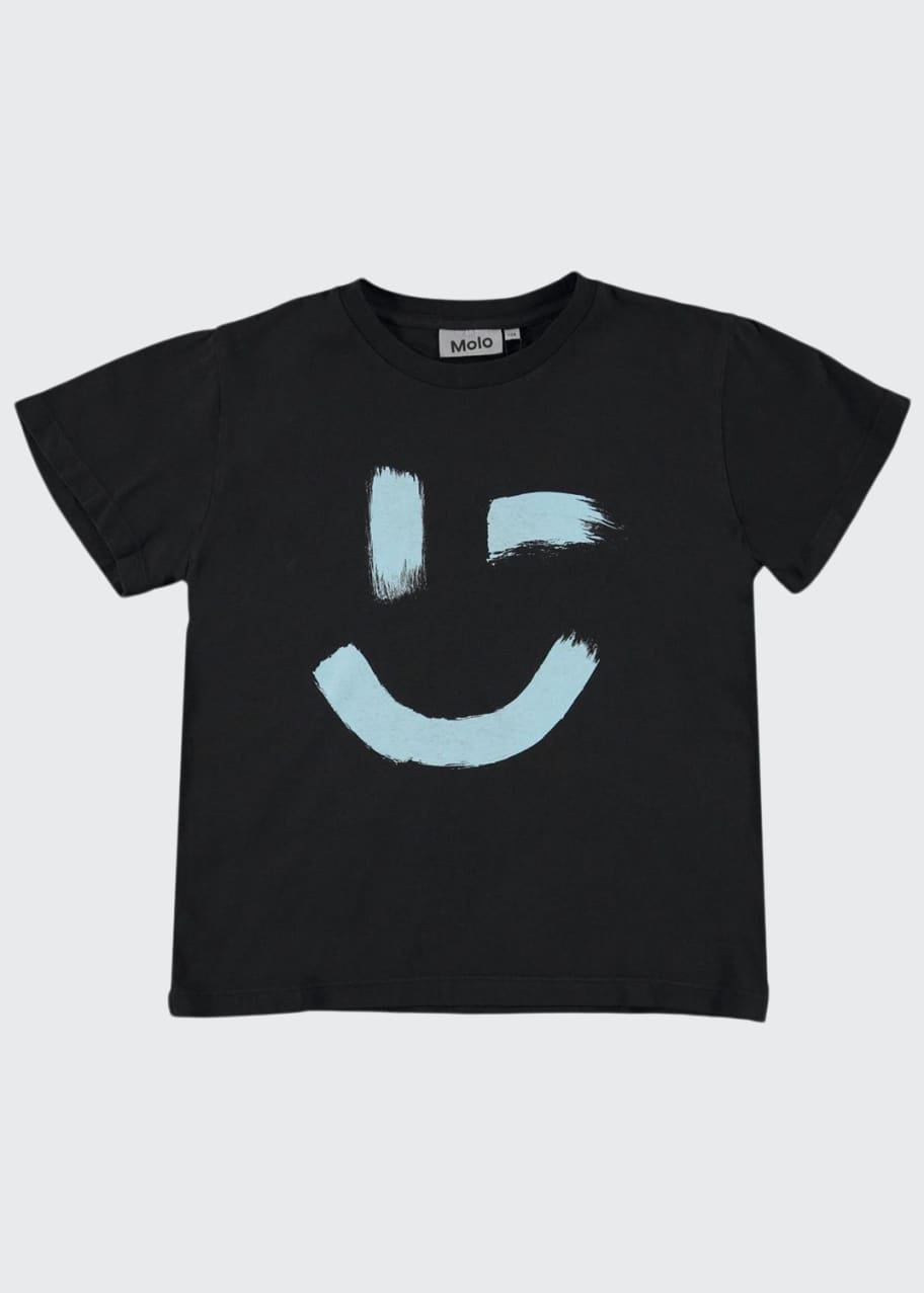 Molo Boy's Rame Winking Smiley Face Graphic Shirt, Size 4-10 - Bergdorf ...