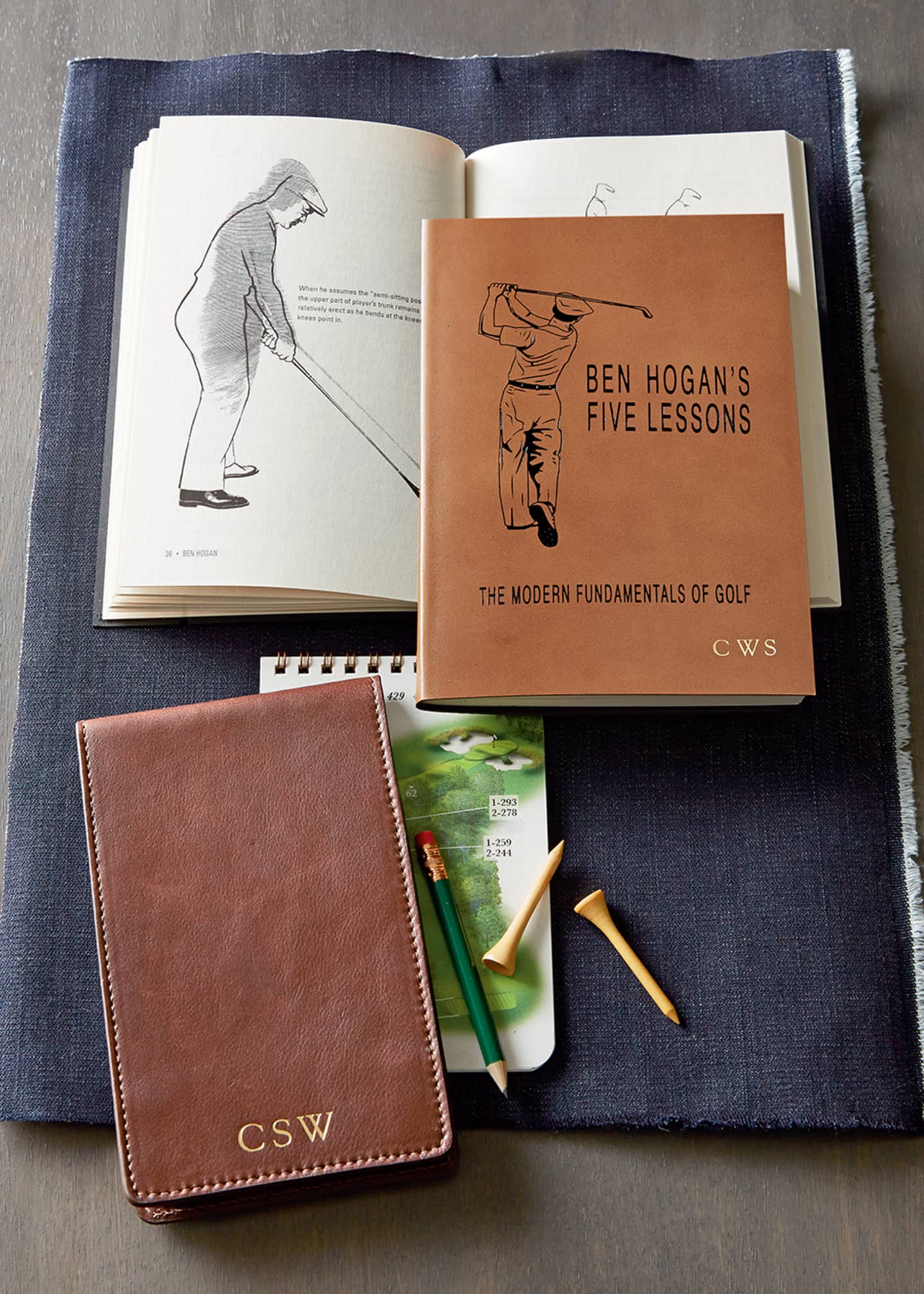 Graphic Image Personalized Golf Yardage Book Cover - Bergdorf Goodman