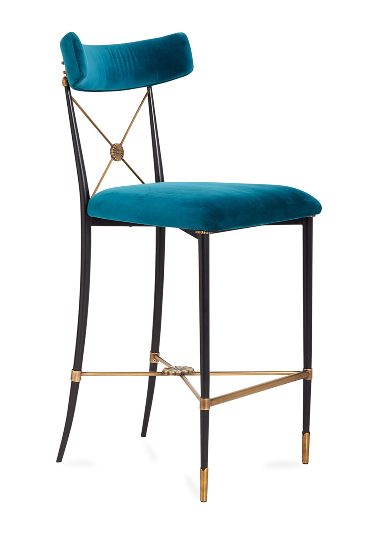 Jonathan Adler Rider Counter Stool, Blue - Bergdorf Goodman
