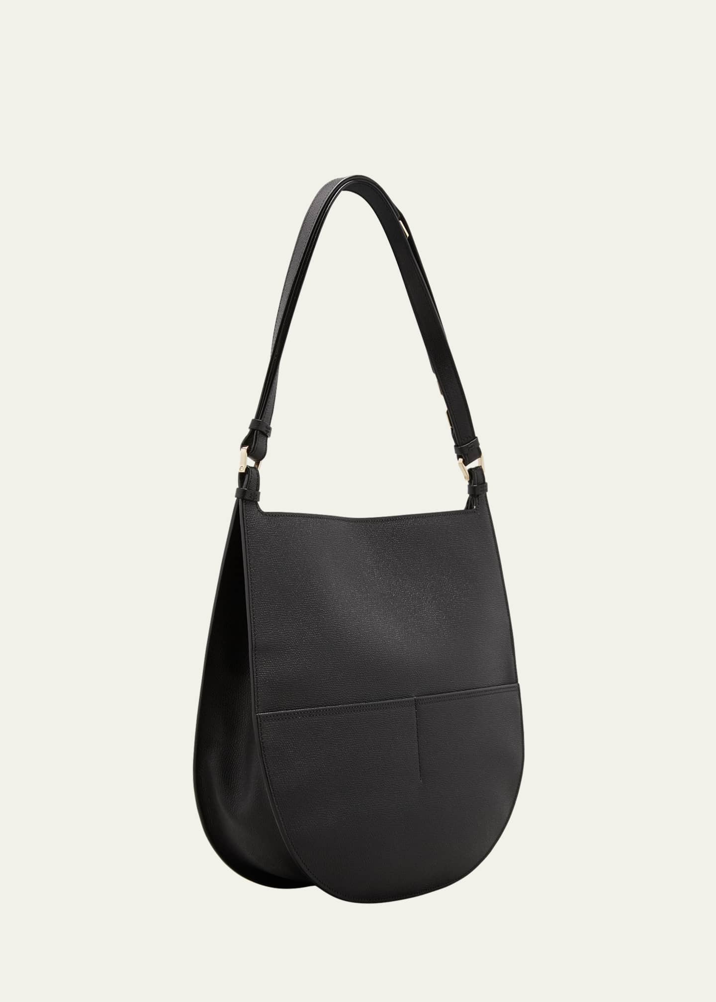 Valextra Weekend Hobo Large Leather Shoulder Bag - Bergdorf Goodman