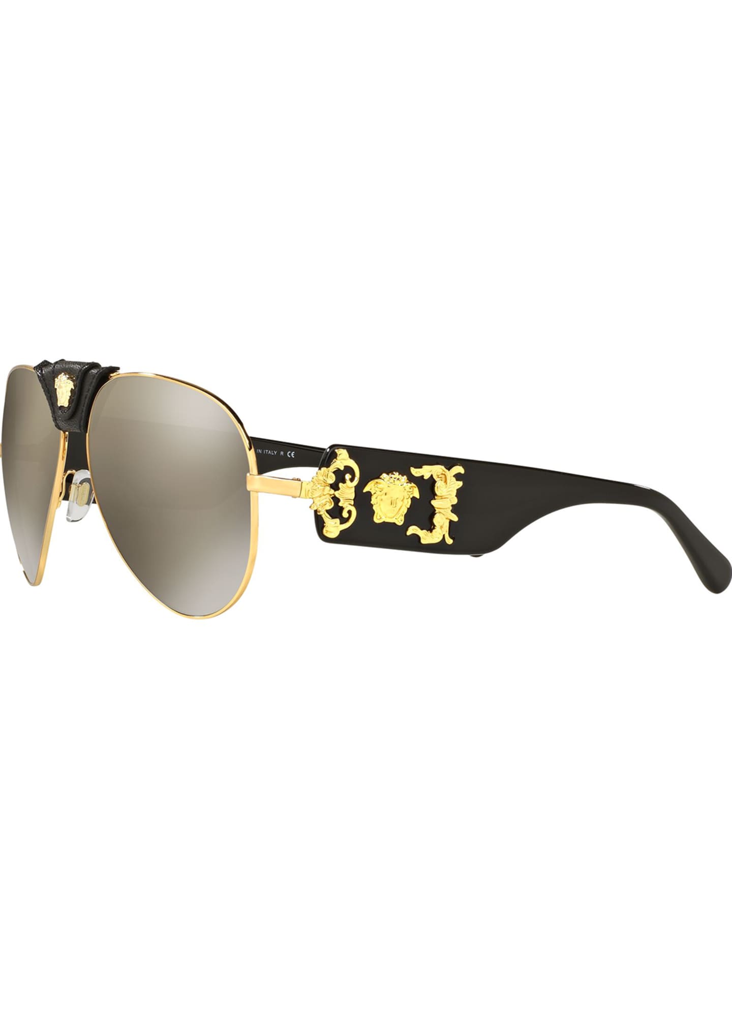 Versace Medusa Aviator Sunglasses - Bergdorf Goodman