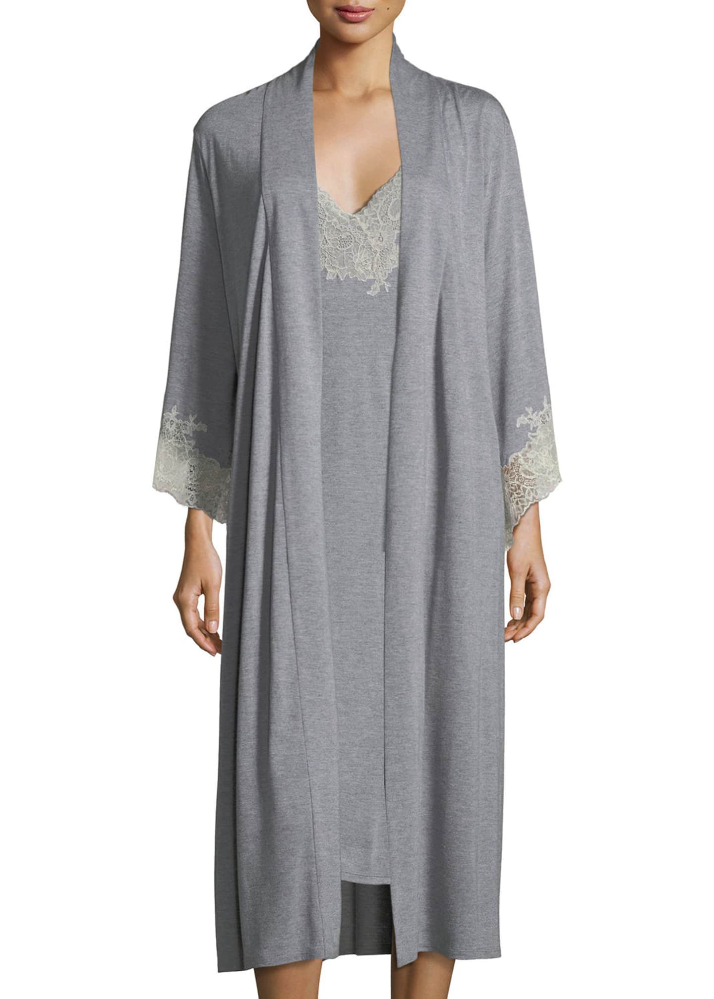 Natori Luxe Shangri-La Knit Robe - Bergdorf Goodman