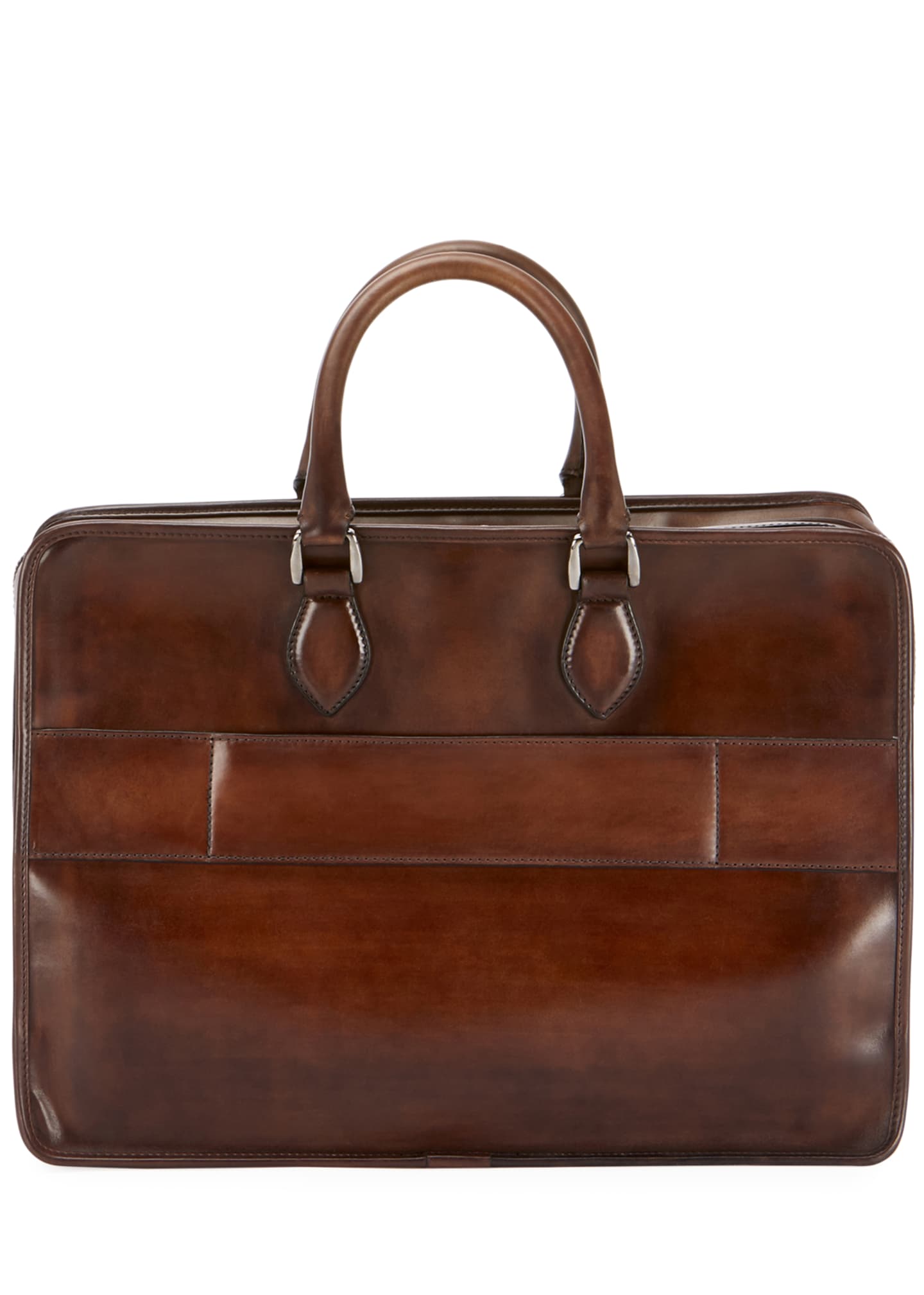 Berluti Men's Deux Jours Venezia Leather Briefcase - Bergdorf Goodman