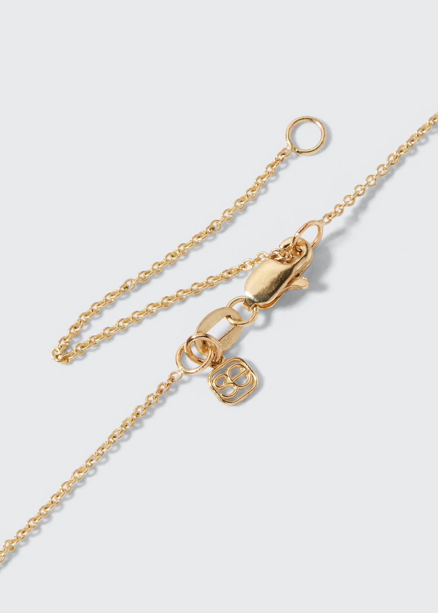 Sydney Evan 14k Gold Love Medallion Necklace w/ Enamel & Diamonds ...