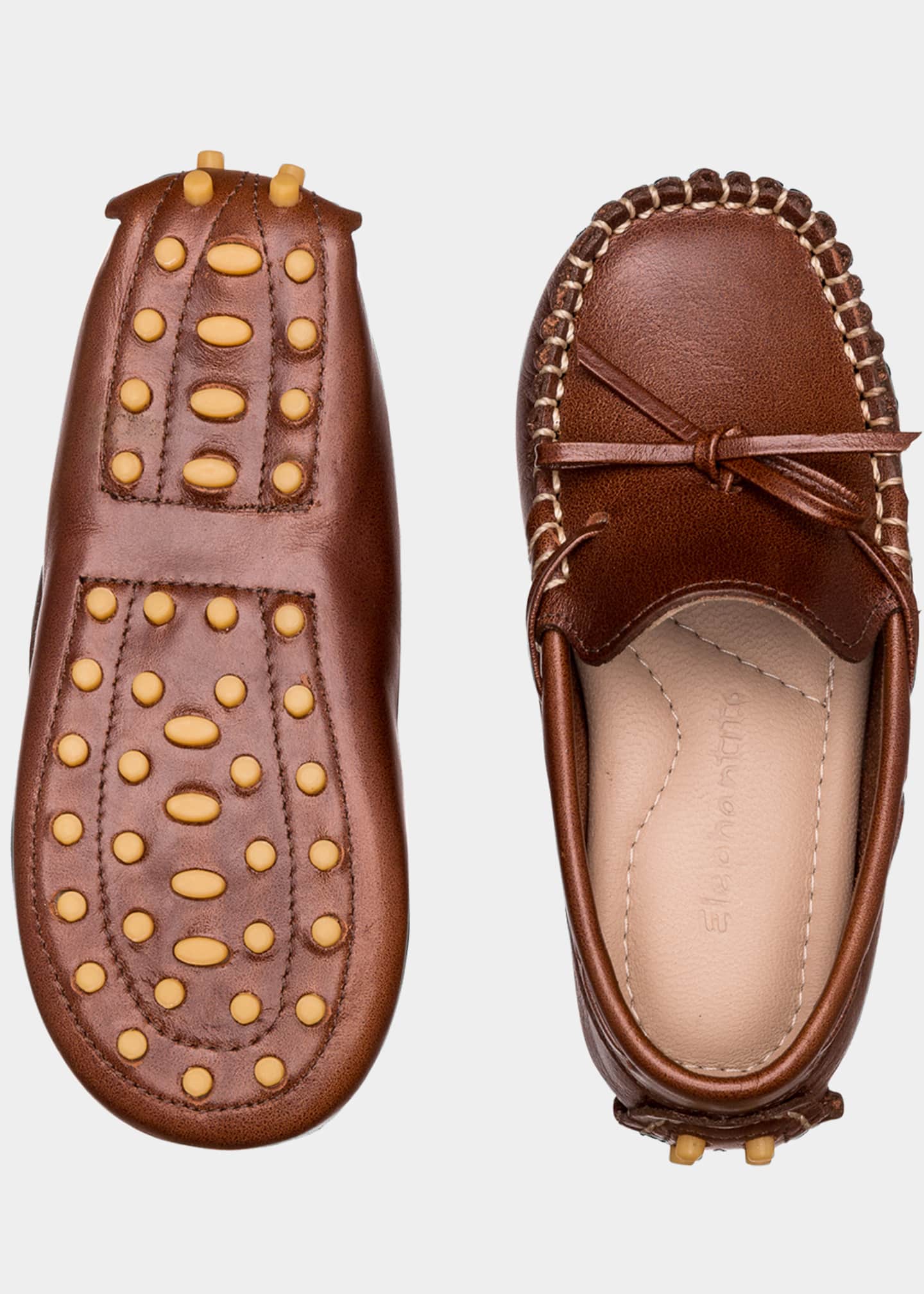 Elephantito Boy's Driver Leather Loafers, Toddler/Kids - Bergdorf Goodman