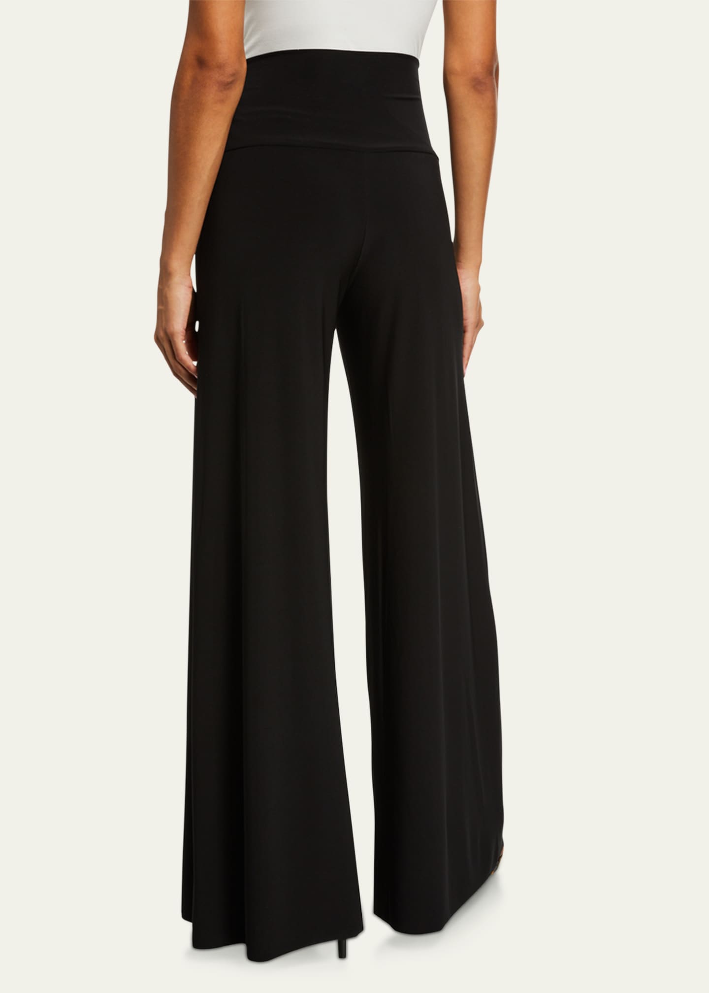 Norma Kamali Elephant Wide-Leg Pants - Bergdorf Goodman